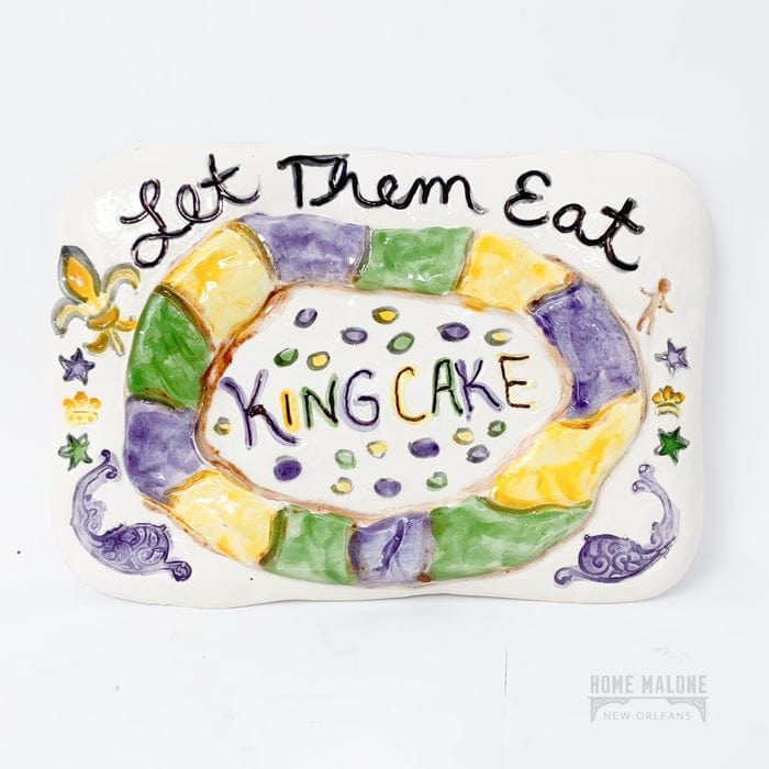 Clay Creations Let Them Eat King Cake Ceramic Art | Little Miss Muffin ...