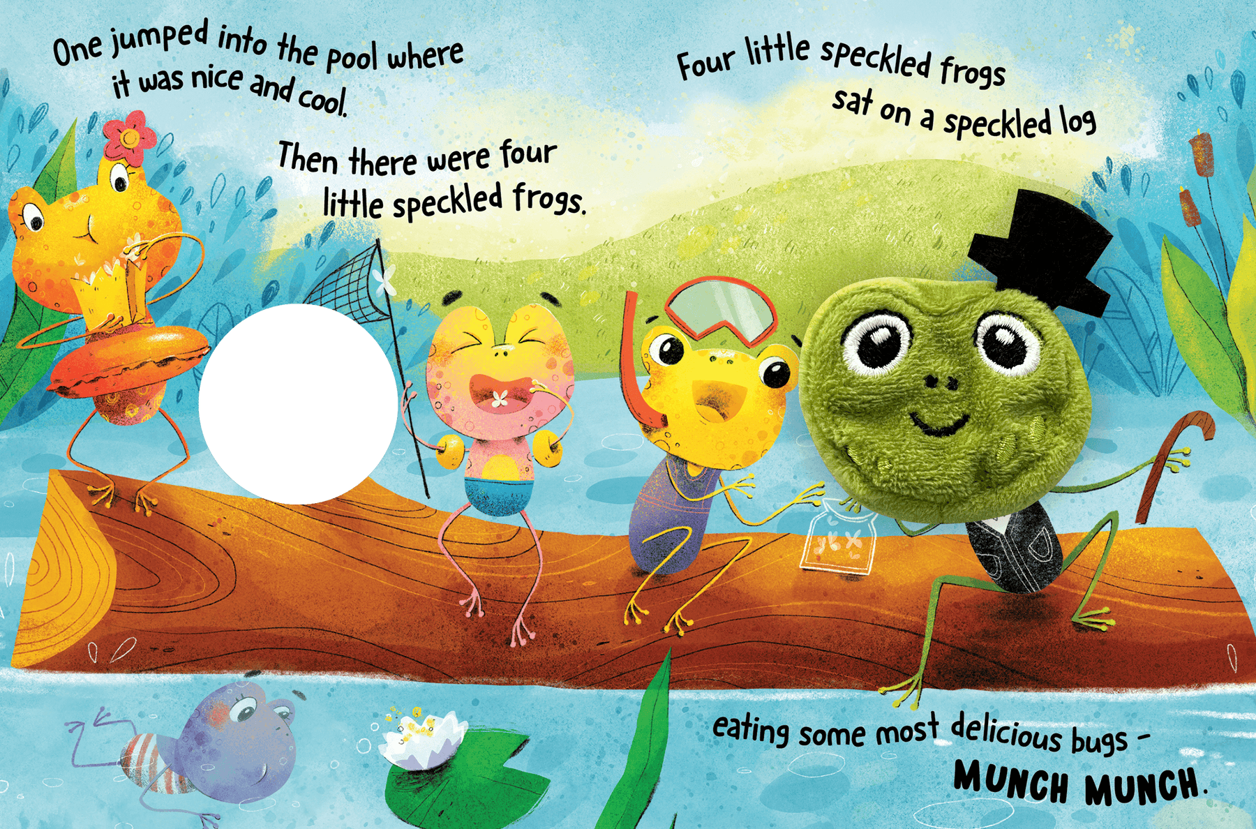 Five Little Speckled Frogs Finger Puppet Book | Little Miss Muffin ...