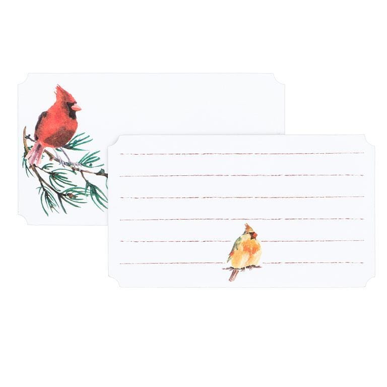 Abbott Cardinal Mini Note Cards, 50 Pieces
