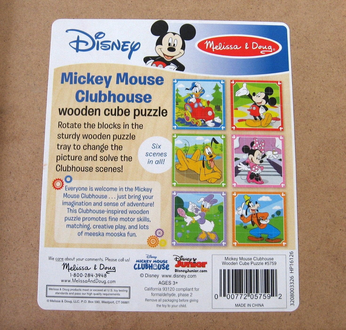 Mickey & Friends Disney Cube Puzzle
