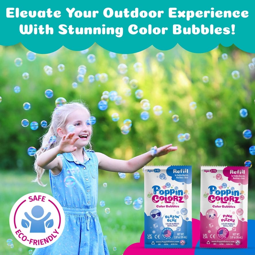 PoppinColorz Cozmic Color Bubble Blaster | Little Miss Muffin Children ...