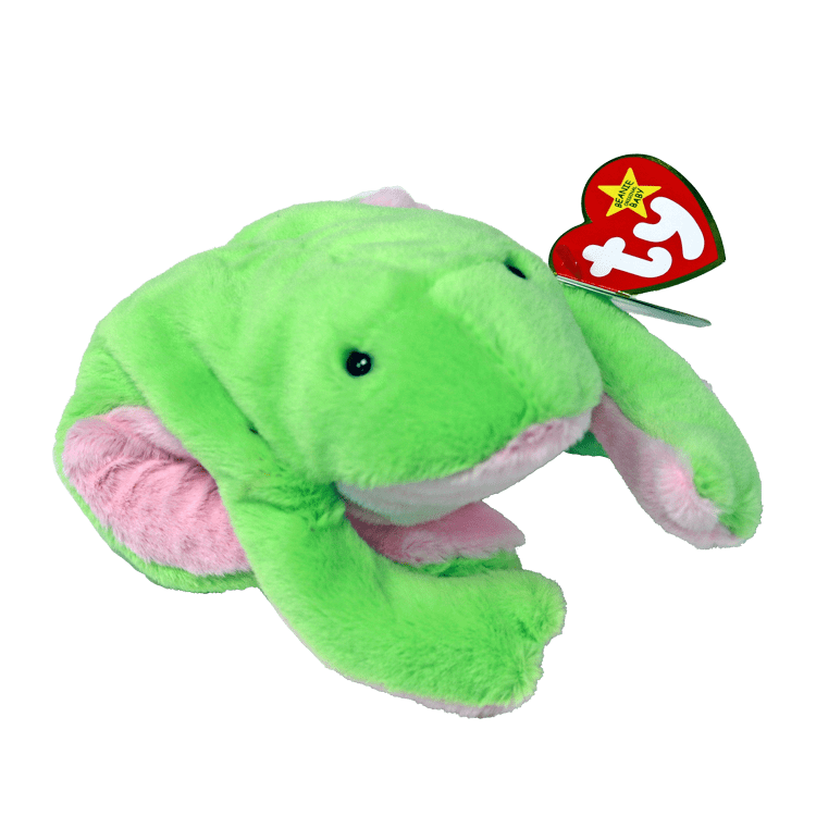 Ty Inc Beanie Baby Legs II Green Frog 30th Anniversary | Little Miss ...