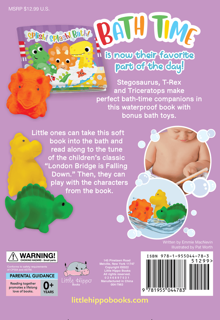 Splish! Splash! Bath! - Dino Friends | Little Miss Muffin Children & Home