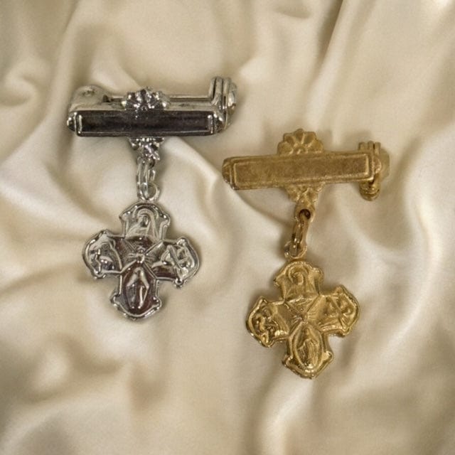 Four Way Cross Pendant of Protection - Sterling Silver | Little Miss ...
