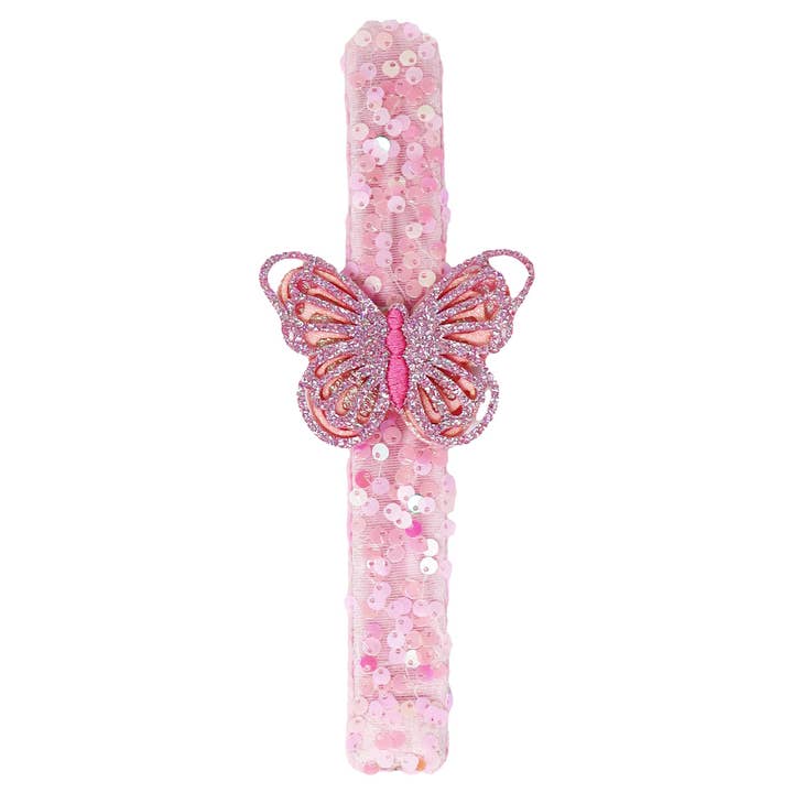 Butterfly Sequin Slap Band | Little Miss Muffin Children & Home