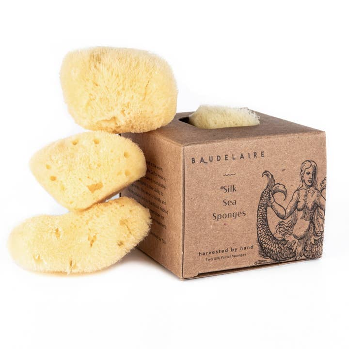 Facial Silk Sponge Gift Box 2.5-3" (Set of 2) | Little Miss Muffin ...