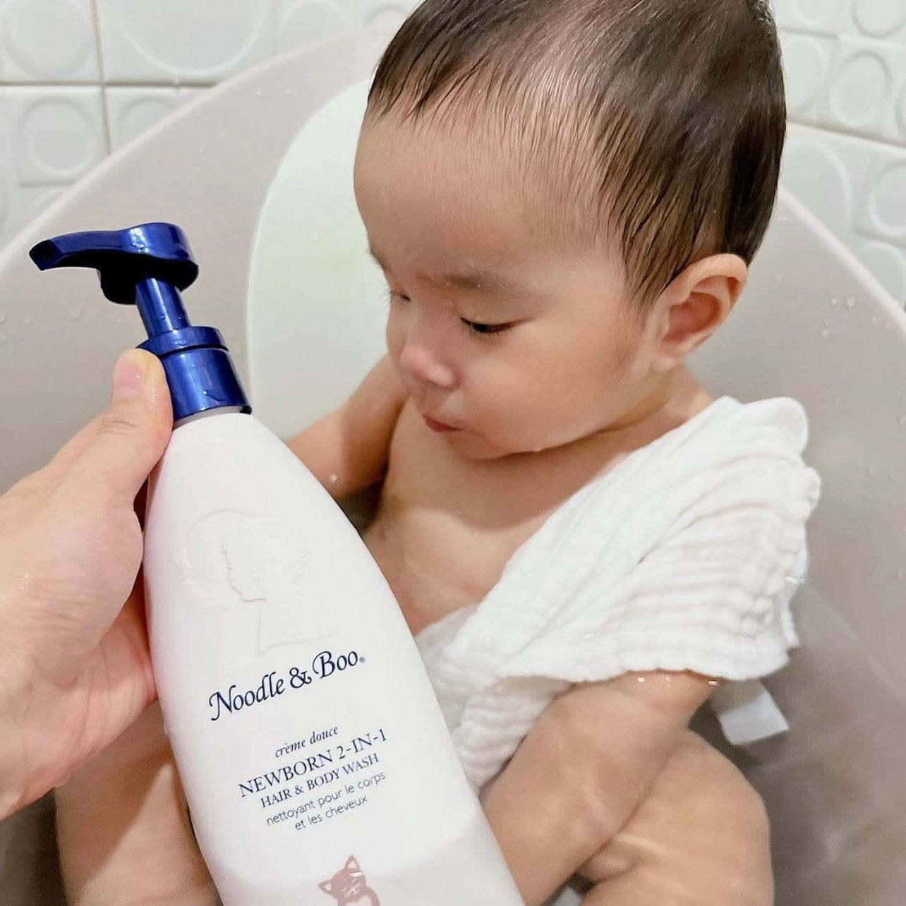 Newborn 2-in-1 Hair & Body Wash, Crème Douce, 16oz