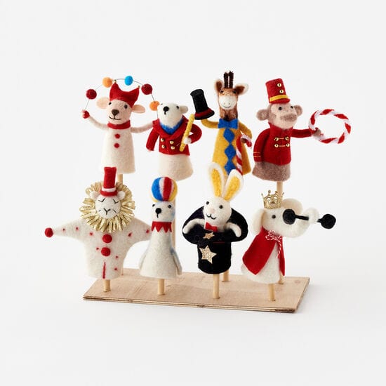 180 Degrees Circus Finger Puppets