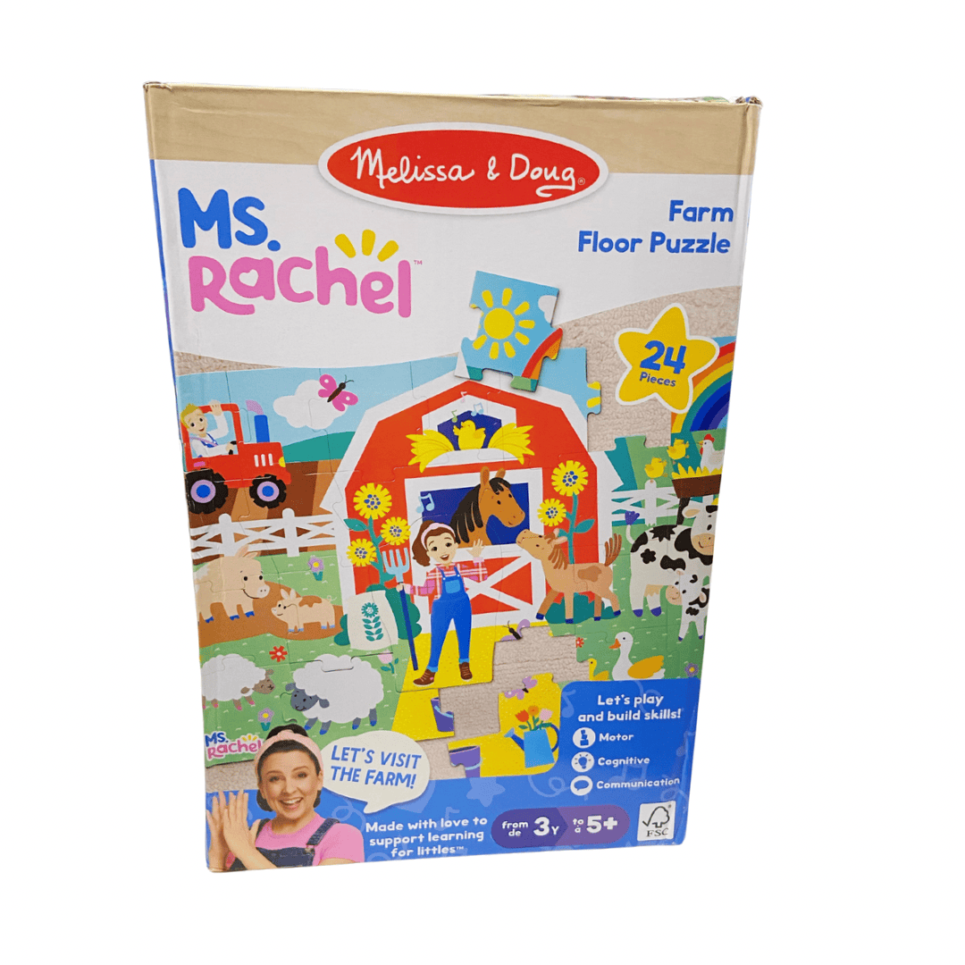 Ms Rachel Floor Puzzle - Farm | Little Miss Muffin Children & Home