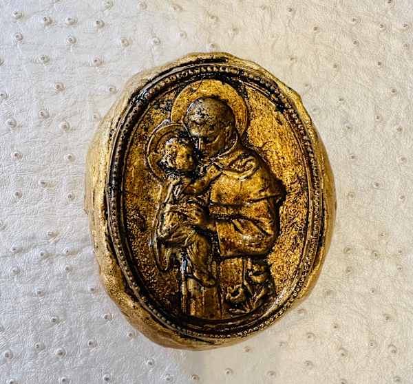 Palmatory Medallion Saint Anthony | Little Miss Muffin Children & Home