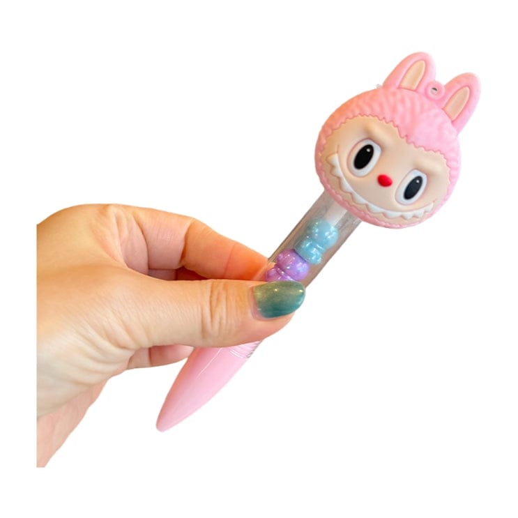 Silicone Decorative Labubu Ballpoint Pen, 4 Colors Available | Little ...