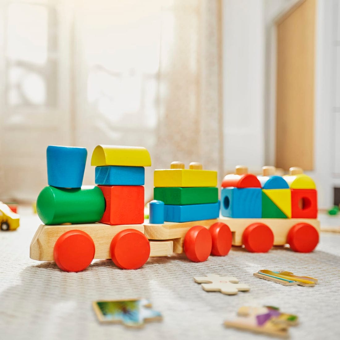Stacking Train Toddler Toy | Little Miss Muffin Children & Home