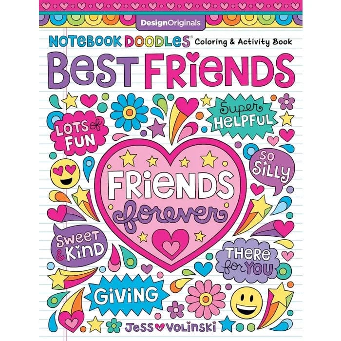 Wellspring Notebook Doodles Best Friends Coloring & Activity Book ...