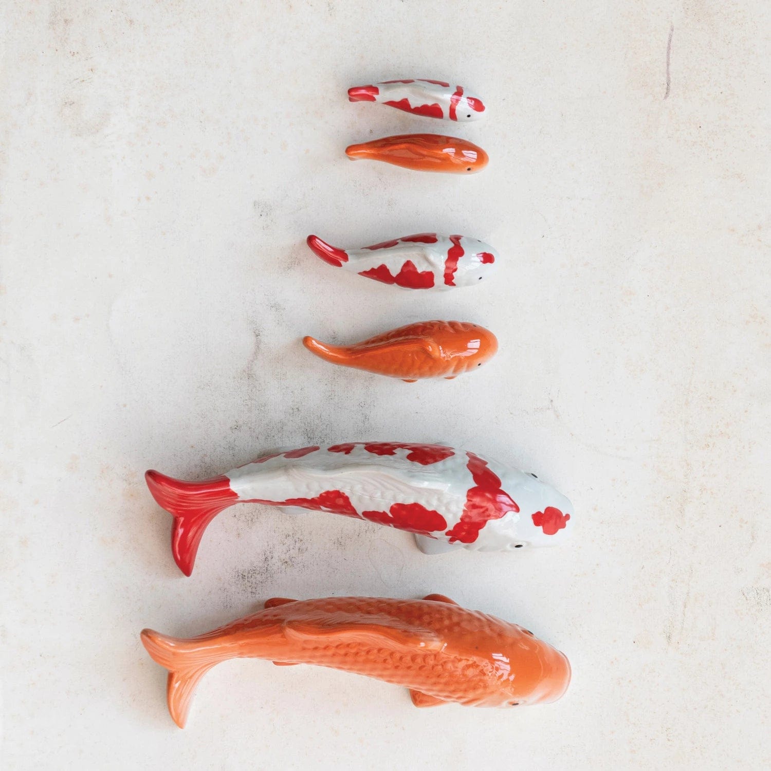 Creative Co-op Stoneware 8" Floating Fish