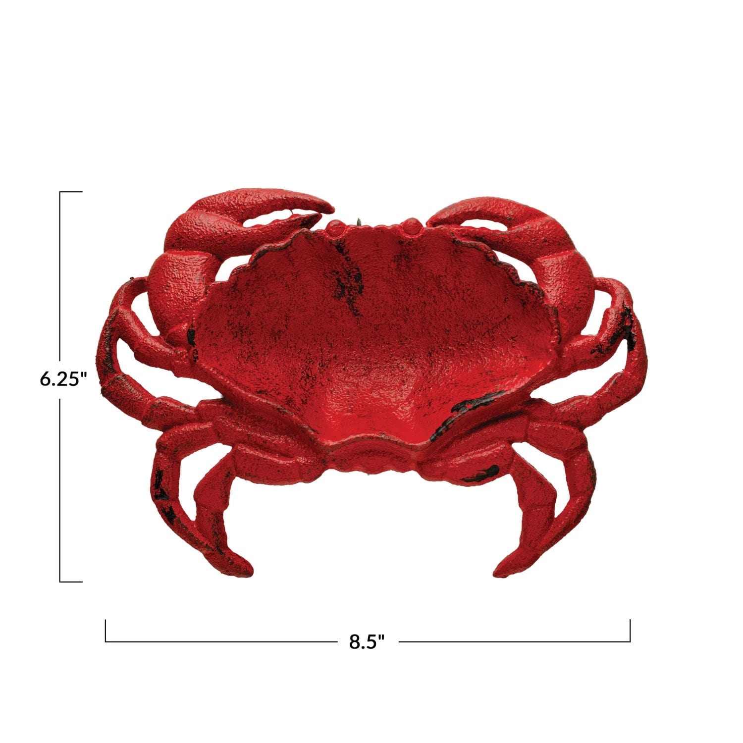 Creative Co-op Decorative Cast Iron Crab Shaped Dish