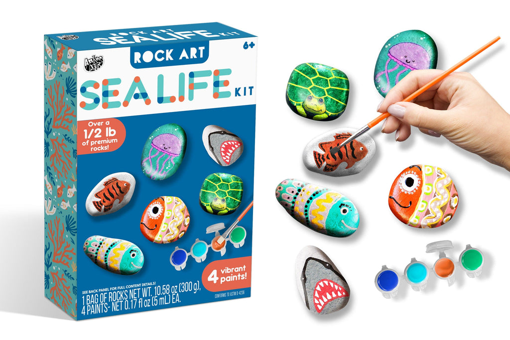 Anker Play Products Sealife Rock Art Kit | Little Miss Muffin Children ...