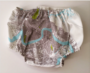 Ellen Macomber New Orleans Map Baby Bloomers | Little Miss Muffin ...