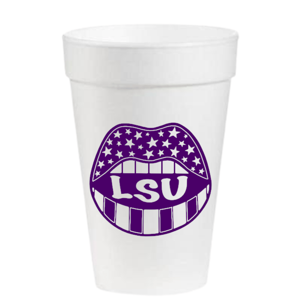 Pink Machine LSU Game Day Cups | Little Miss Muffin Children & Home