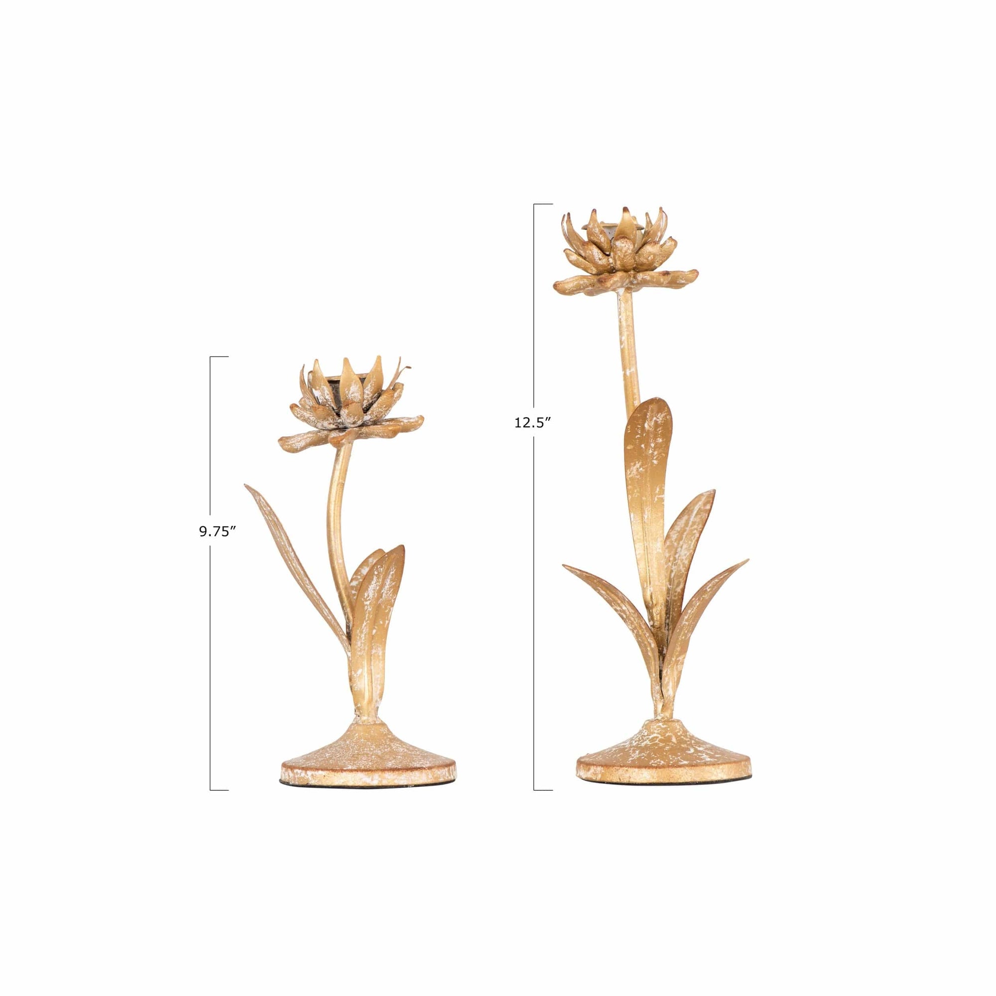 Flower Taper Holder, Sold Individually, 2 Sizes Available | Little Miss ...