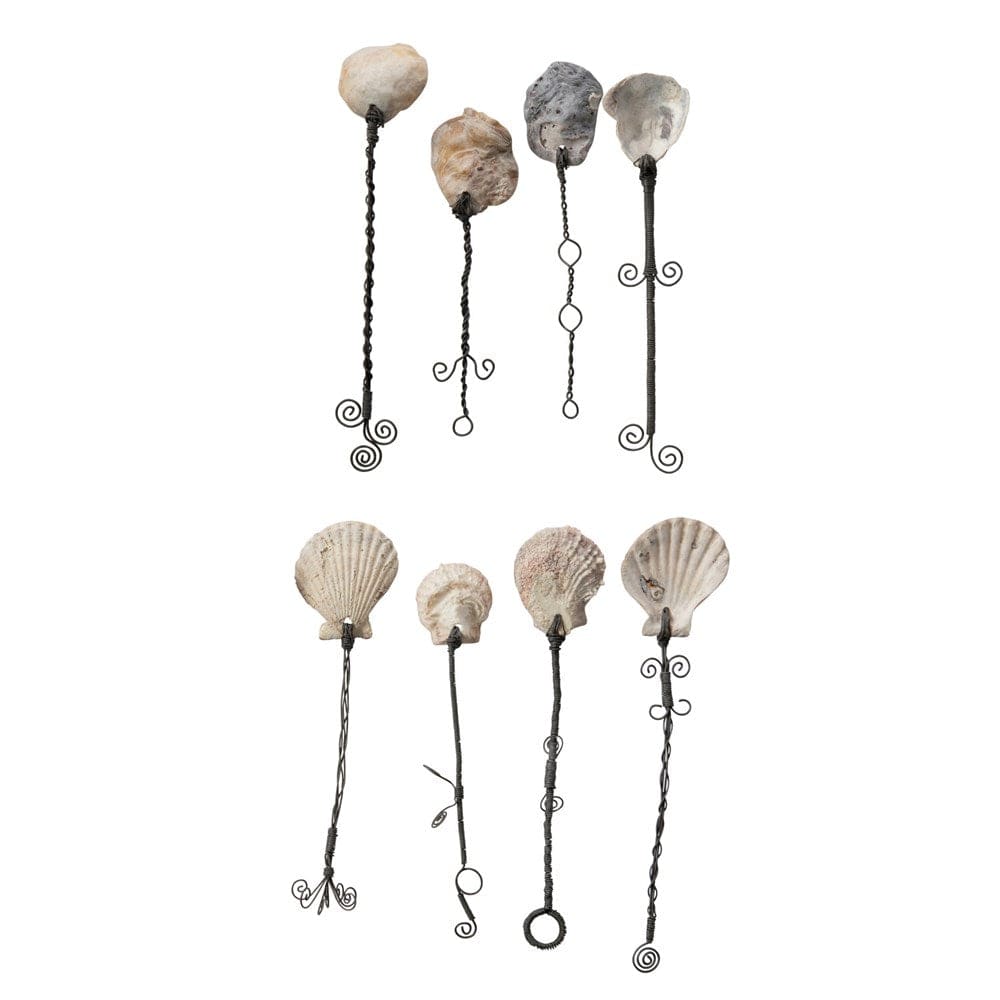 Creative Co Op Handmade Decorative Shell Spoons