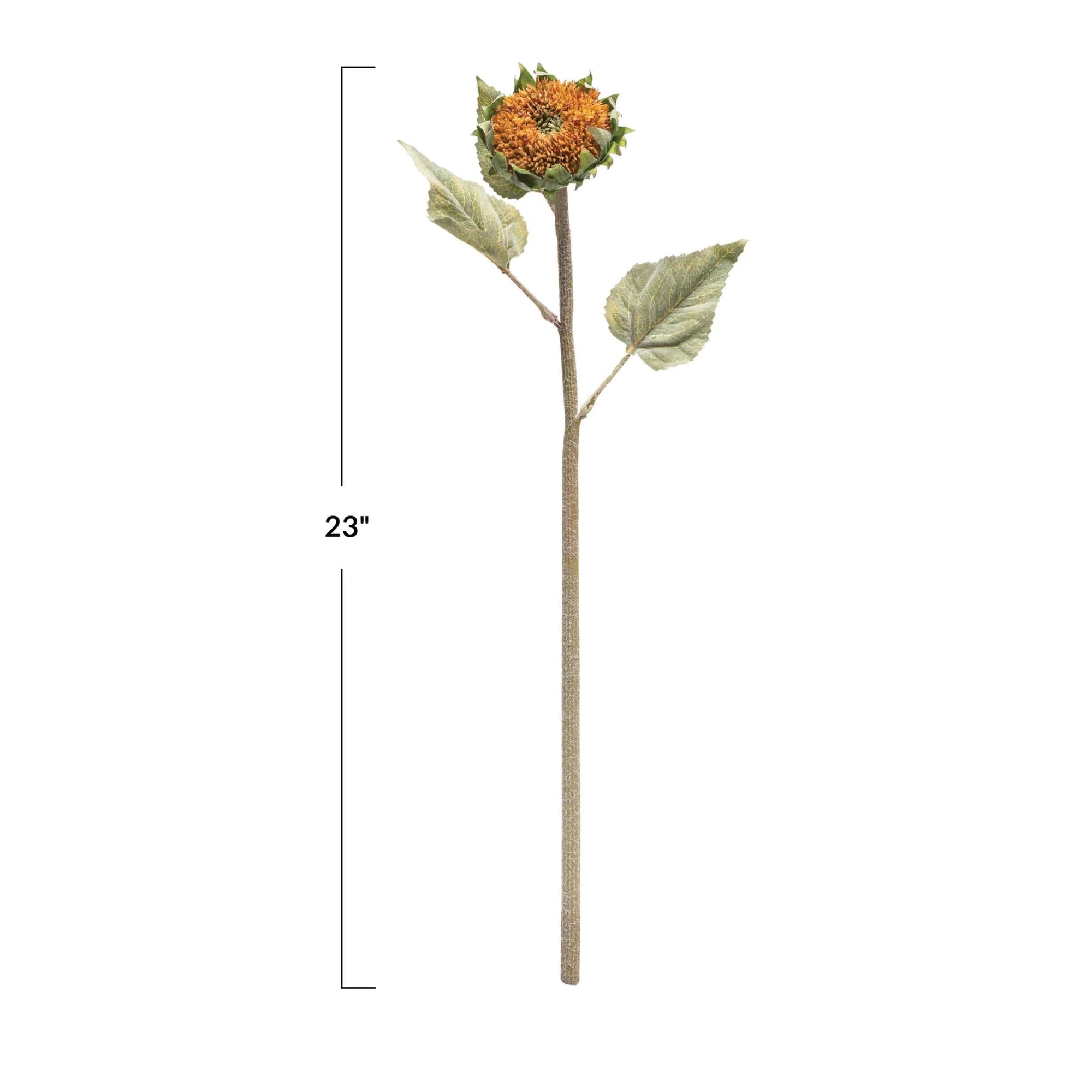 Creative Co-op Faux Sunflower Stem | Little Miss Muffin Children & Home