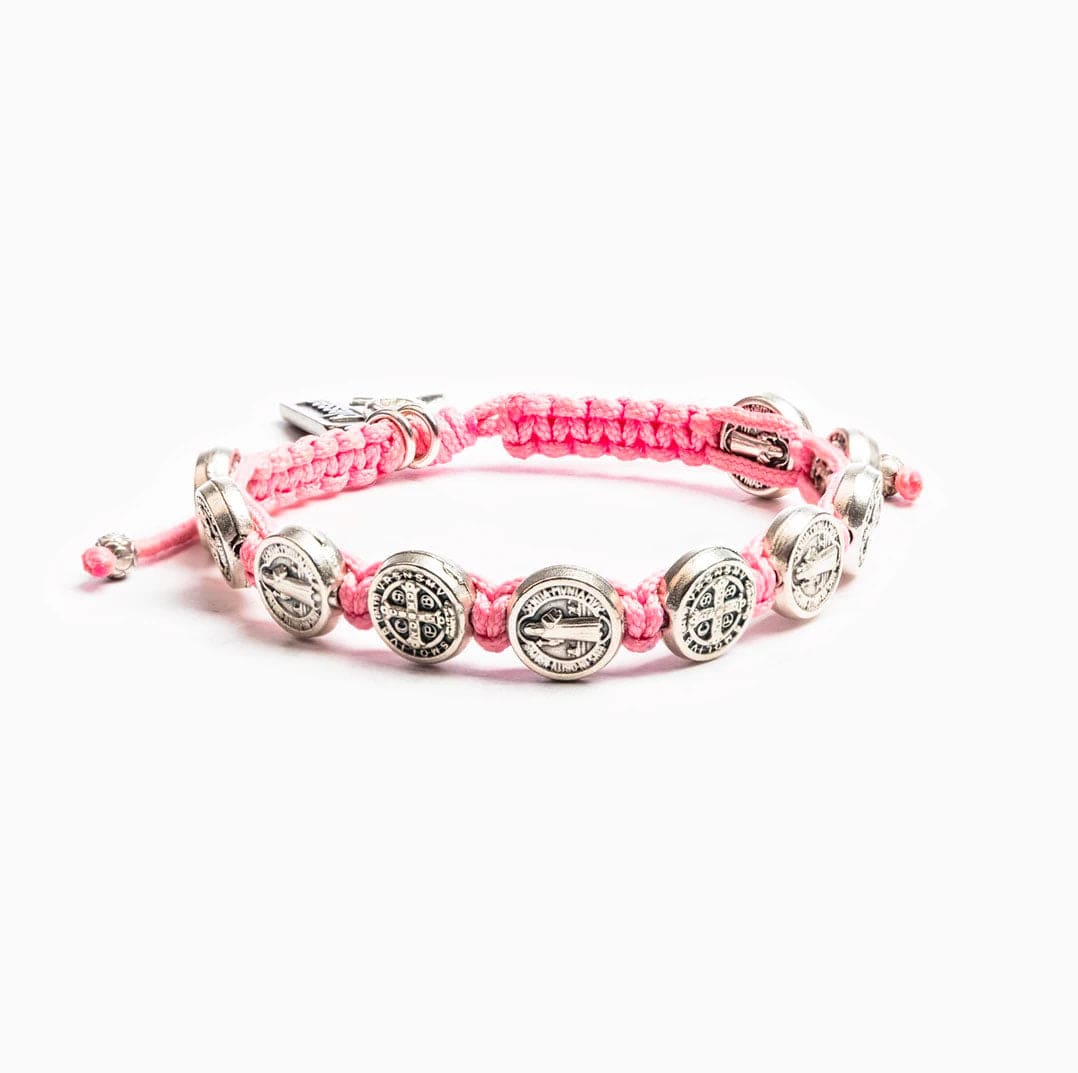 Pink Blessing for a Cure Breast Cancer Awareness Bracelet with 10 ...