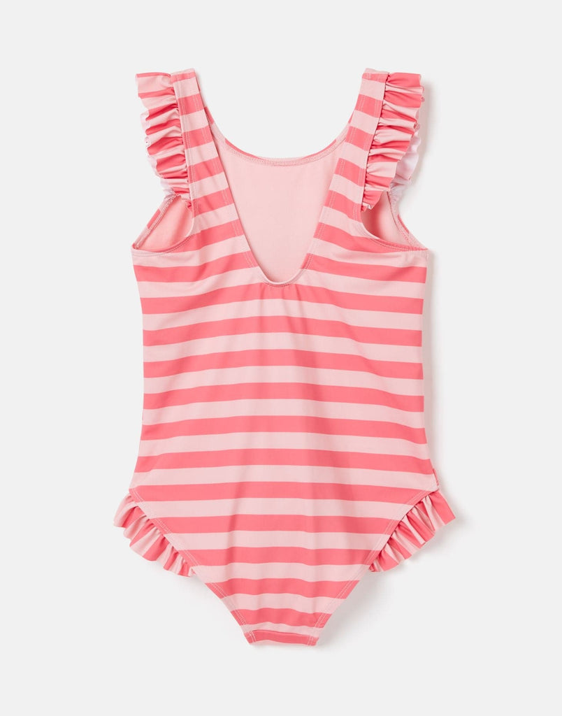 Joules Pink Stripe Splash Swimsuit – Little Miss Muffin Children & Home